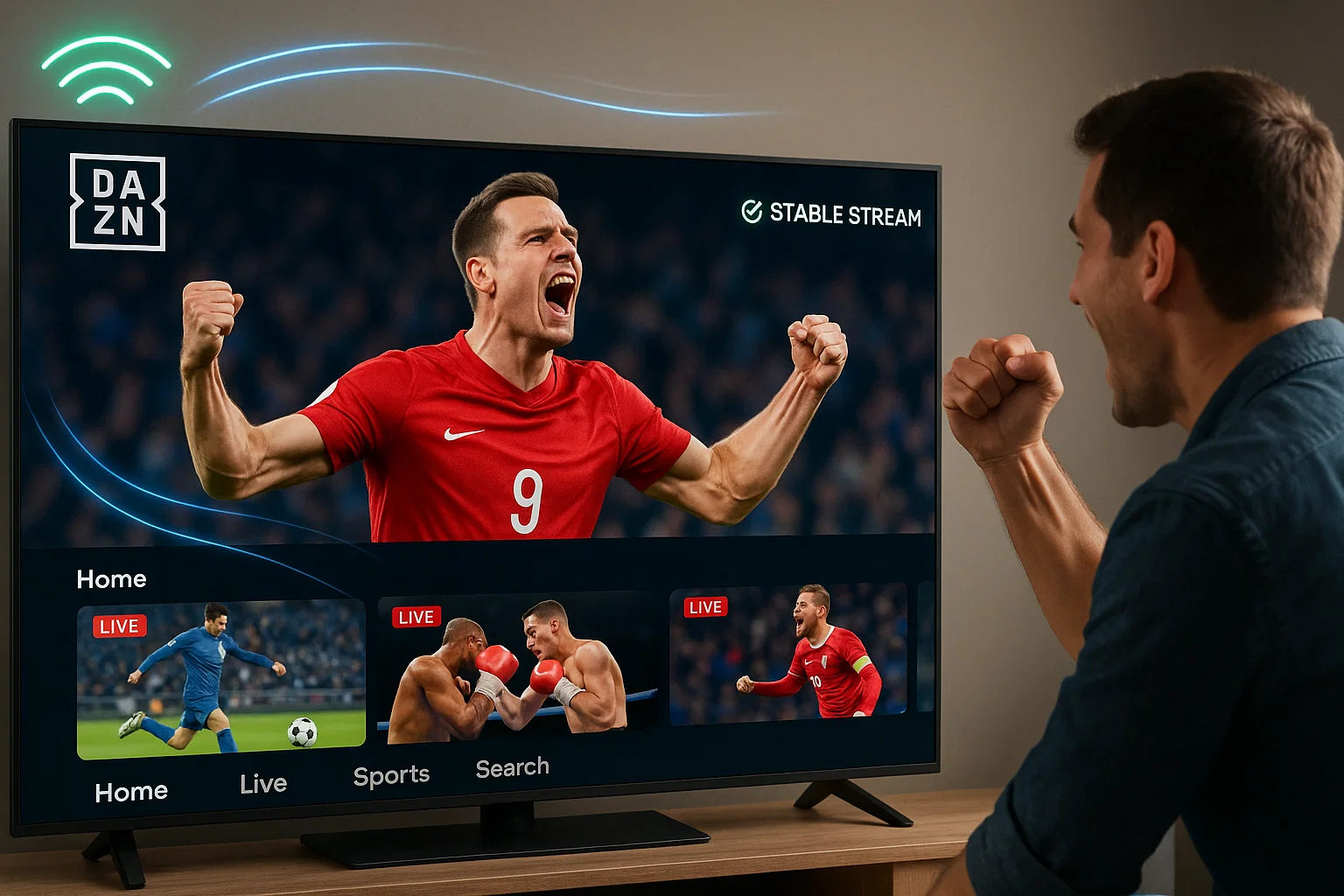 IPTV DAZN Stream – stabile Qualität für Ihren Sport!